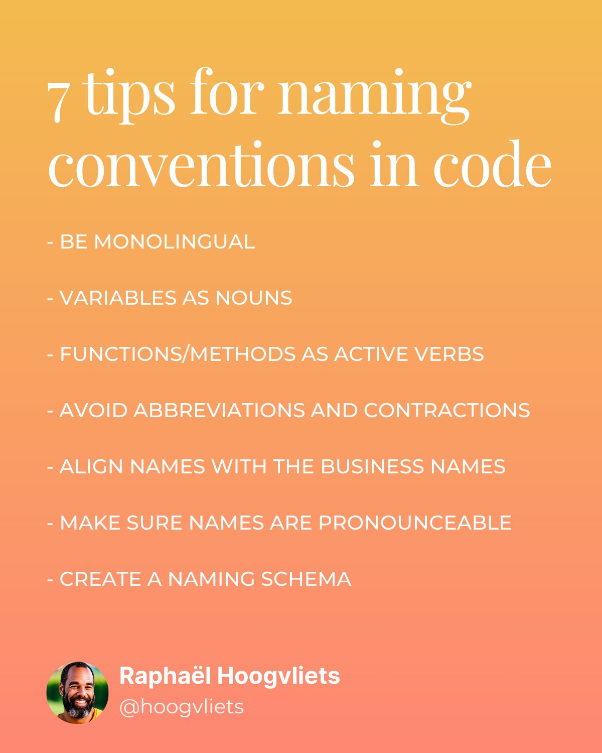 Raphaël Hoogvliets on LinkedIn: #python #coding #softwareengineering Raphaël Hoogvliets on LinkedIn: #python #coding #softwareengineering