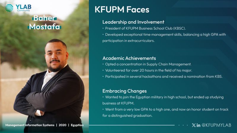 Baher Mostafa on LinkedIn: I would like to thank YLAB - KFUPM team for ... Baher Mostafa on LinkedIn: I would like to thank YLAB - KFUPM team for ...