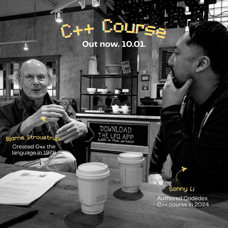 Codédex on LinkedIn: C++ course is out now!!! 🚀 Learn now: codedex.io ... Codédex on LinkedIn: C++ course is out now!!! 🚀 Learn now: codedex.io ...