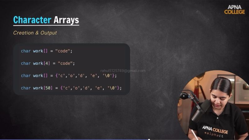 Rahul Kumar on LinkedIn: #100daysofcode #character_arrays #strings # ... Rahul Kumar on LinkedIn: #100daysofcode #character_arrays #strings # ...