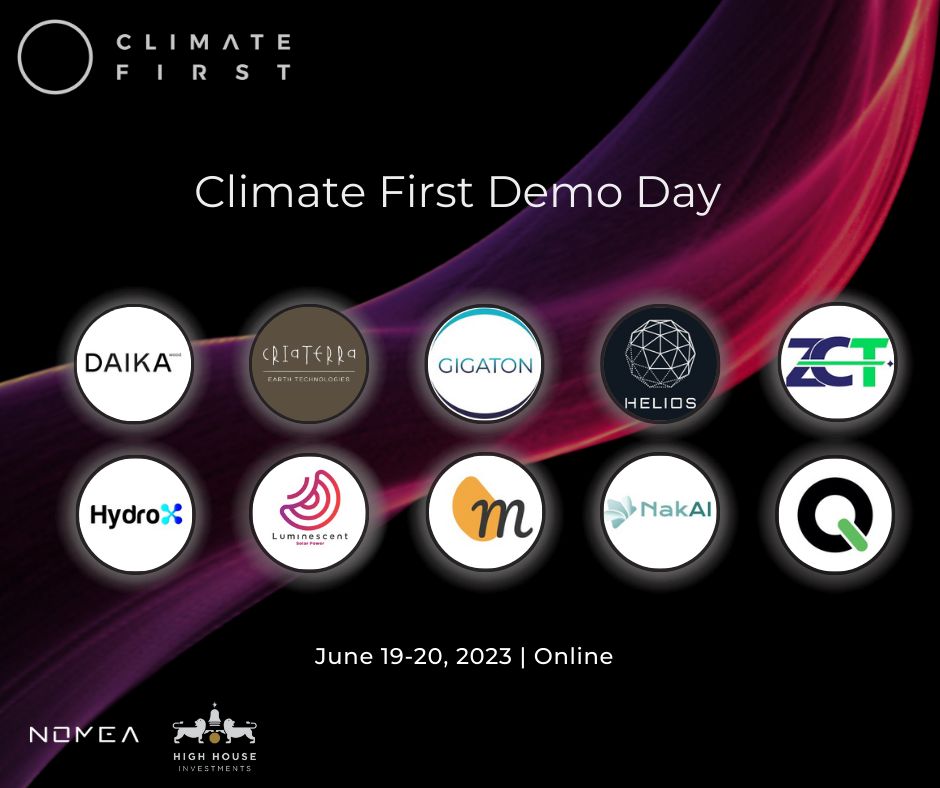 Balaji Vasudevan on LinkedIn: Climate First demo day Balaji Vasudevan on LinkedIn: Climate First demo day