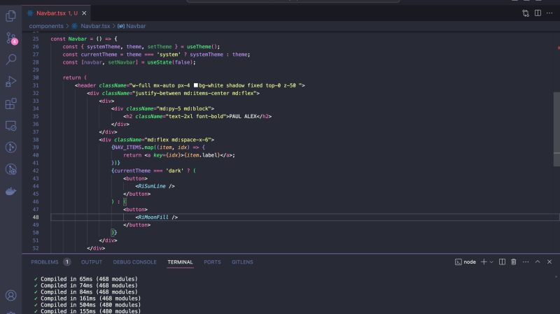 Nextjs redesigned Navbar with Tailwindcss | Paul Alex posted on the ... Nextjs redesigned Navbar with Tailwindcss | Paul Alex posted on the ...