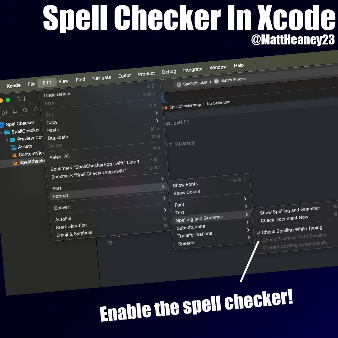 Matt Heaney on LinkedIn: #swift #iosdev #xcode Matt Heaney on LinkedIn: #swift #iosdev #xcode