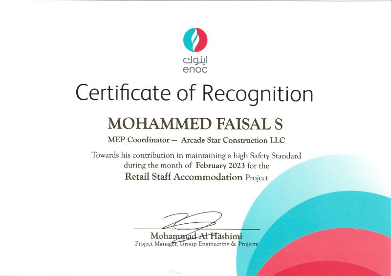 Mohammed Faisal Sirajudeen on LinkedIn: #recognitionawards #enoc # ... Mohammed Faisal Sirajudeen on LinkedIn: #recognitionawards #enoc # ...