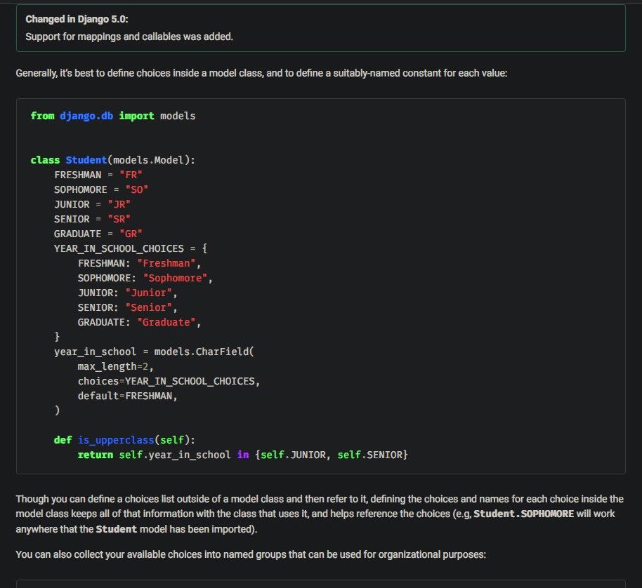 Abdullah Bakir on LinkedIn: #fieldchoices #codesimplicity # ... Abdullah Bakir on LinkedIn: #fieldchoices #codesimplicity # ...
