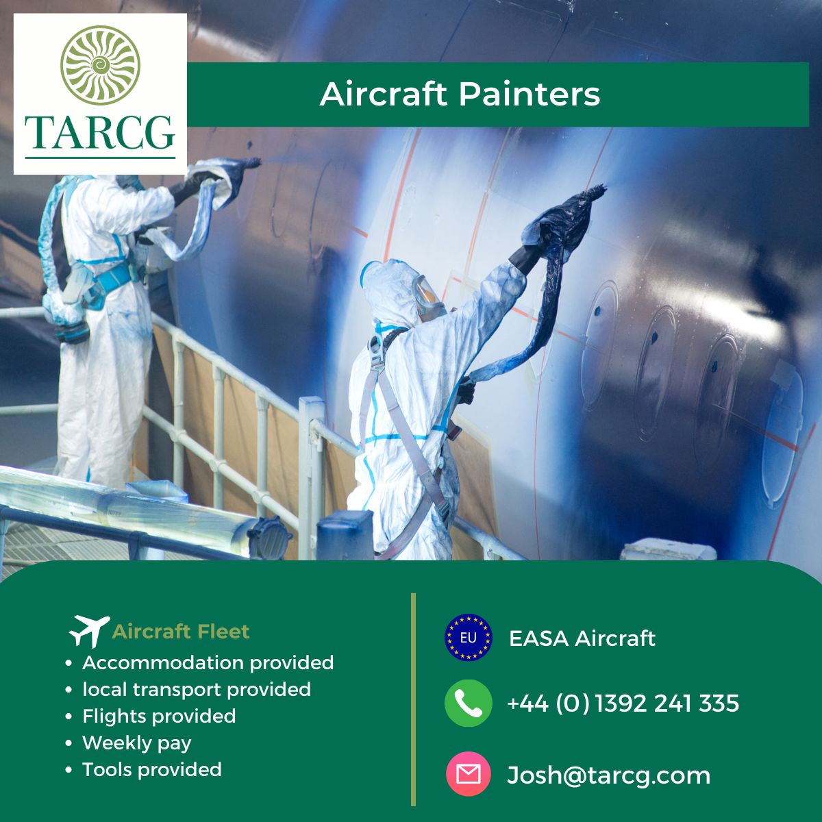 Josh Sanchez (CertRP) on LinkedIn: ⏰ Aircraft Painters Needed ASAP ... Josh Sanchez (CertRP) on LinkedIn: ⏰ Aircraft Painters Needed ASAP ...