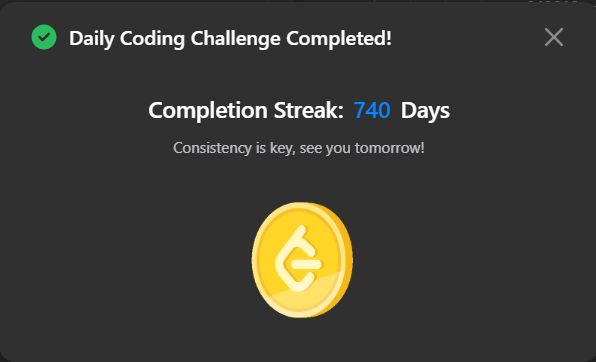 2+ years of consistency. I've been solving at least one question every ... 2+ years of consistency. I've been solving at least one question every ...