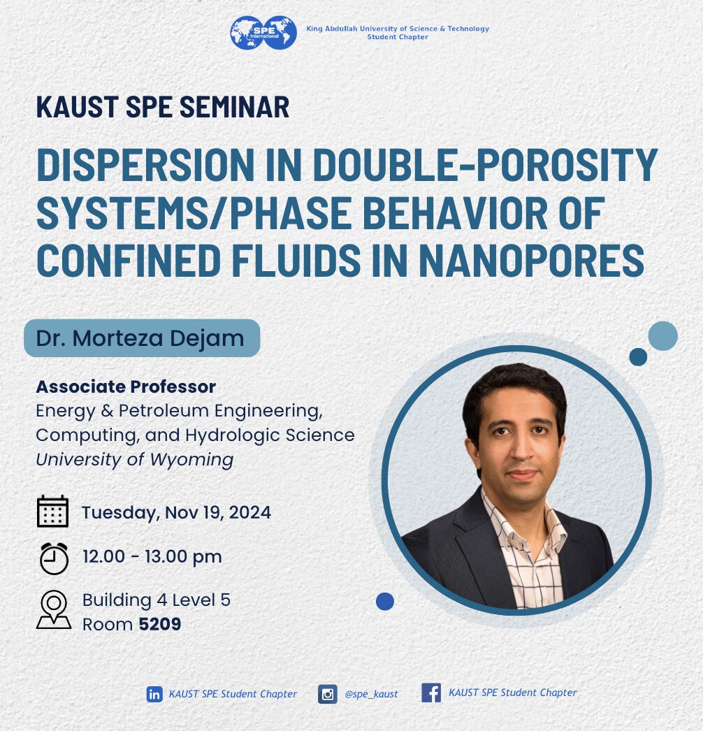 KAUST SPE Student Chapter on LinkedIn: Join us on SPE KAUST Student ... KAUST SPE Student Chapter on LinkedIn: Join us on SPE KAUST Student ...