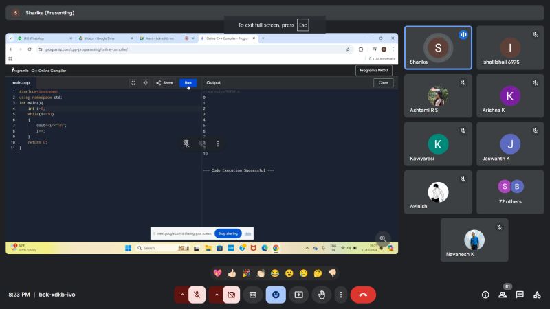 Navanesh K on LinkedIn: #cplusplus #programming #continuouslearning # ... Navanesh K on LinkedIn: #cplusplus #programming #continuouslearning # ...