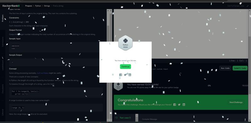 Ravi Kumar Shrivastav on LinkedIn: #python #coding #hackerrank # ... Ravi Kumar Shrivastav on LinkedIn: #python #coding #hackerrank # ...