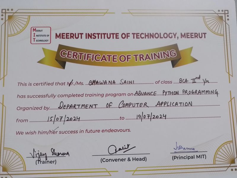 BHAWNA SAINI on LinkedIn: Advance Python Programming Language BHAWNA SAINI on LinkedIn: Advance Python Programming Language