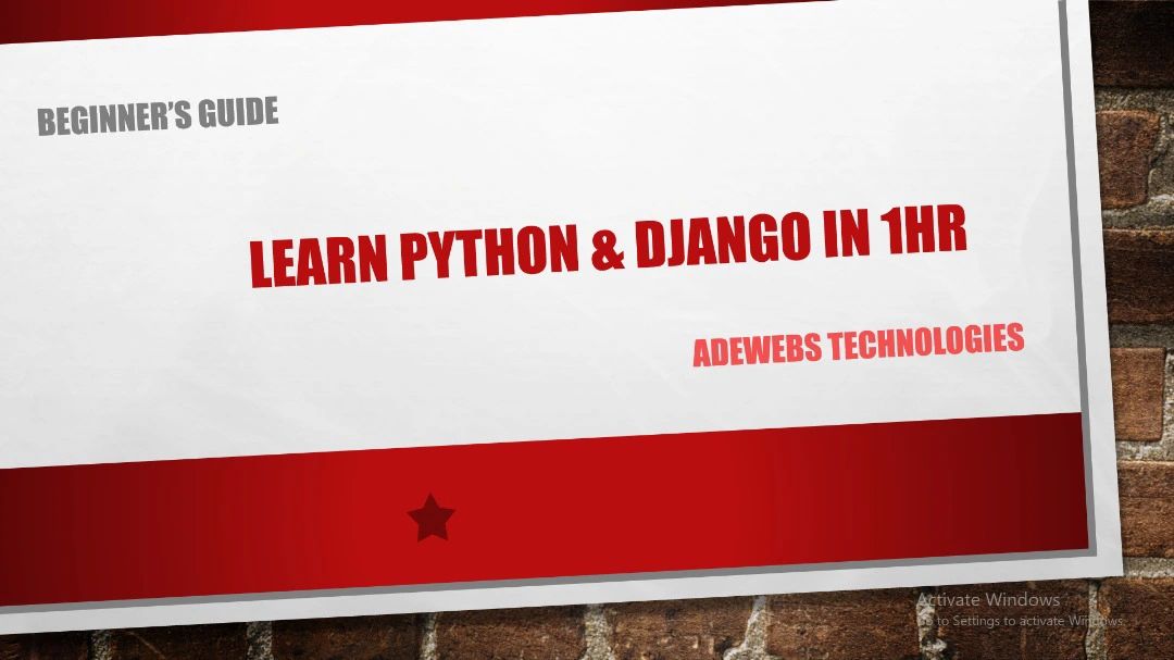 Adegboye Adebo on LinkedIn: #python #pythondeveloper #django # ... Adegboye Adebo on LinkedIn: #python #pythondeveloper #django # ...