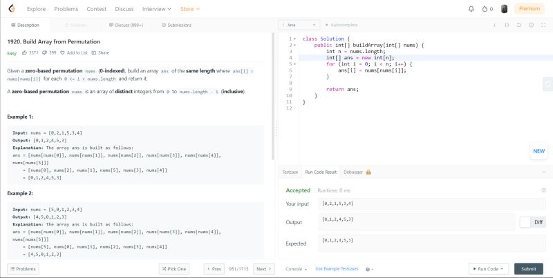 🚀 Day 9 of my 100 Days of Coding Challenge on LeetCode: Tackling Build ... 🚀 Day 9 of my 100 Days of Coding Challenge on LeetCode: Tackling Build ...