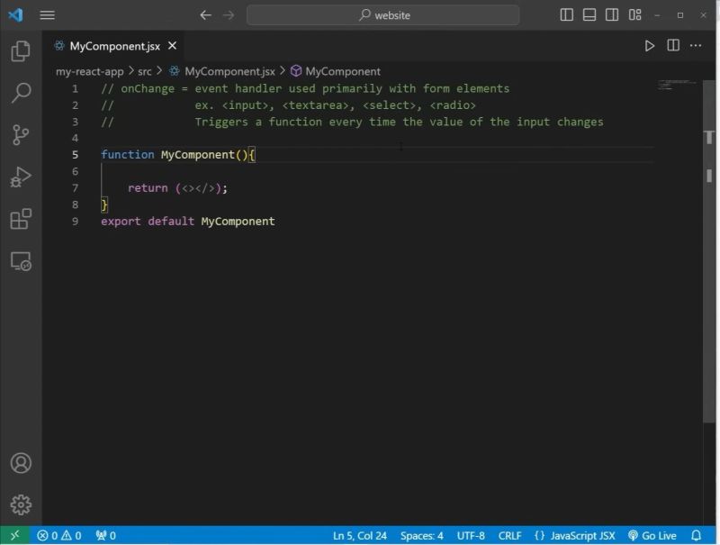 Learned about onChange event handler in React JS | YASH RAJ posted on ... Learned about onChange event handler in React JS | YASH RAJ posted on ...