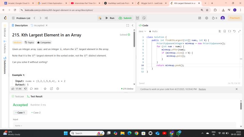 #dsa #interviewprep #minheap #priorityqueue #problemsolving #codenewbie ... #dsa #interviewprep #minheap #priorityqueue #problemsolving #codenewbie ...