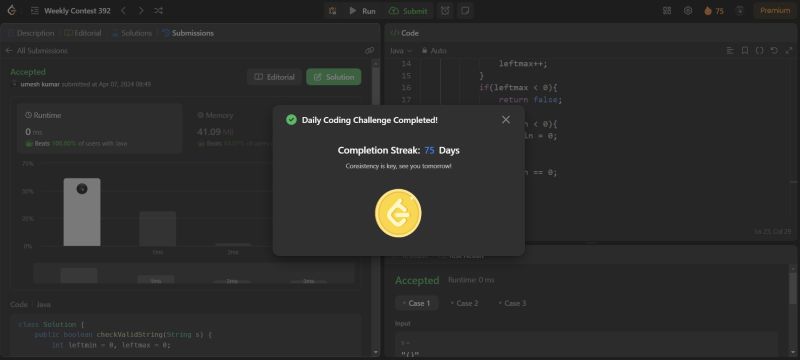 #leetcode #leetcodedailychallenge | Umesh Kumar #leetcode #leetcodedailychallenge | Umesh Kumar