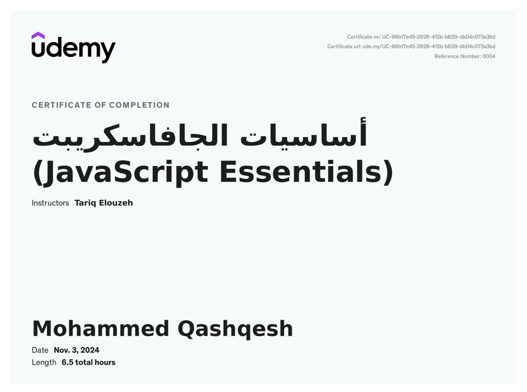 Mohammed Qashqesh on LinkedIn: #javascript #webdevelopment # ... Mohammed Qashqesh on LinkedIn: #javascript #webdevelopment # ...