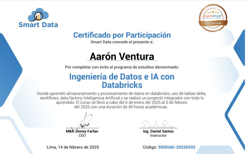Aarón Ventura on LinkedIn: #dataengineering #databricks #azure #smartdata Aarón Ventura on LinkedIn: #dataengineering #databricks #azure #smartdata