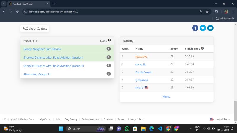 JONNAGIRI VENKAT REDDY on LinkedIn: #leetcode #codingchallenge # ... JONNAGIRI VENKAT REDDY on LinkedIn: #leetcode #codingchallenge # ...