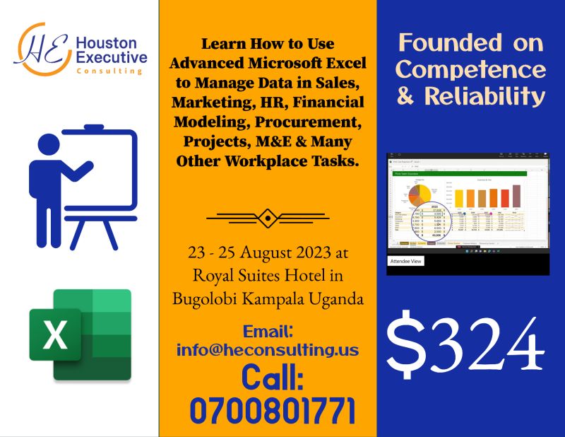 Houston Executive Consulting on LinkedIn: #exceltraining #uganda Houston Executive Consulting on LinkedIn: #exceltraining #uganda