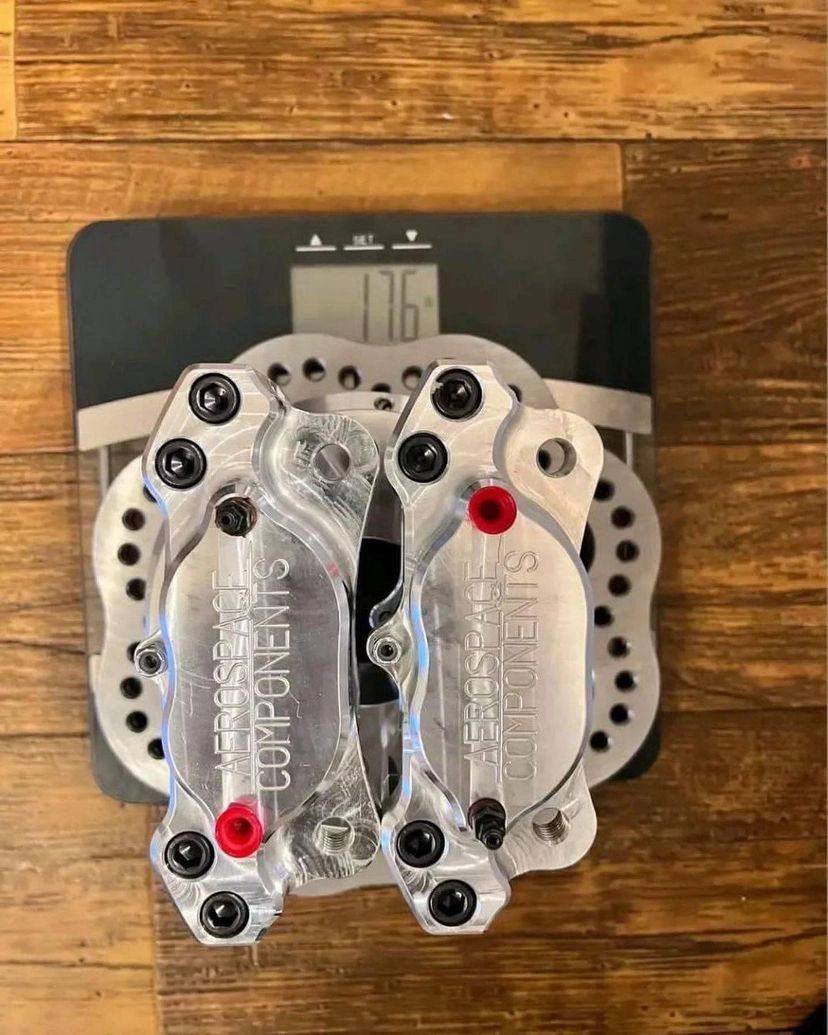 Lightest brakes you can find for 6gens. Saves a lot of rotating mass ... Lightest brakes you can find for 6gens. Saves a lot of rotating mass ...