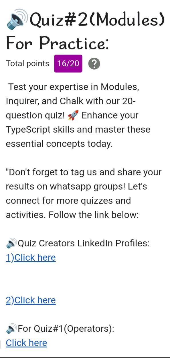 #typescript #giaic #quiz #coding | Moiz Ahmed #typescript #giaic #quiz #coding | Moiz Ahmed