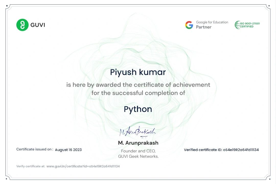 Piyush Kumar on LinkedIn: python Piyush Kumar on LinkedIn: python