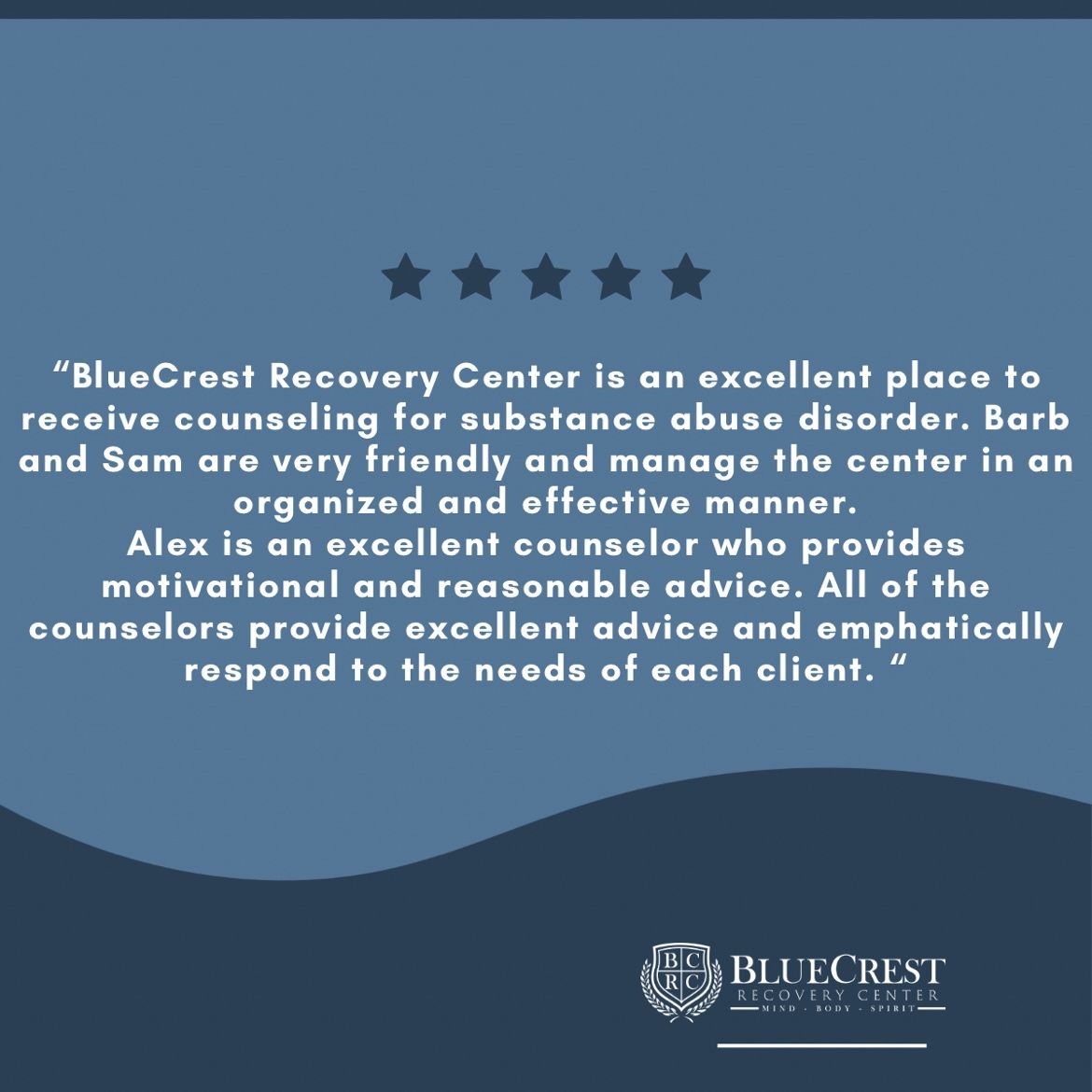 BlueCrest Recovery Center on LinkedIn: #testimonialtuesday #inspiration BlueCrest Recovery Center on LinkedIn: #testimonialtuesday #inspiration