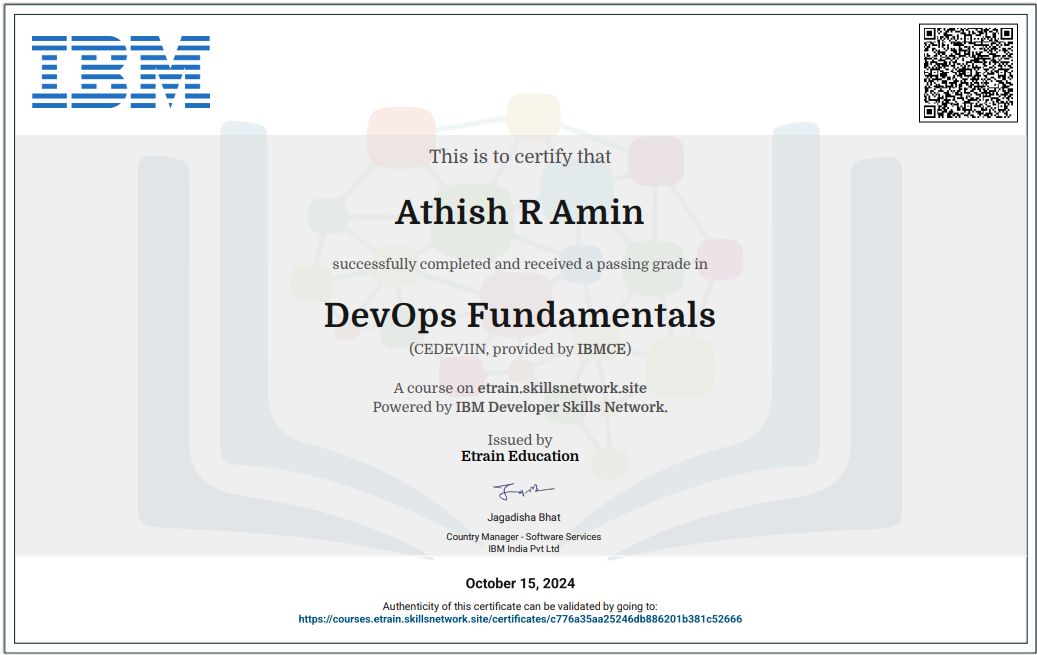 Athish Amin on LinkedIn: #devops #continuousintegration # ... Athish Amin on LinkedIn: #devops #continuousintegration # ...