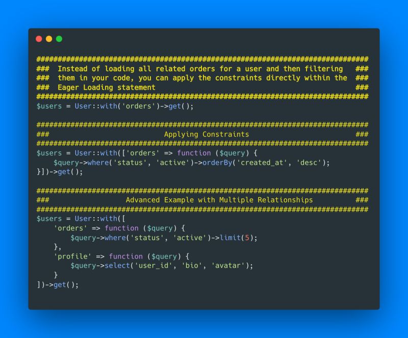 Ehab Abo Shehab on LinkedIn: #laravel #webdevelopment #php #codingtips ... Ehab Abo Shehab on LinkedIn: #laravel #webdevelopment #php #codingtips ...