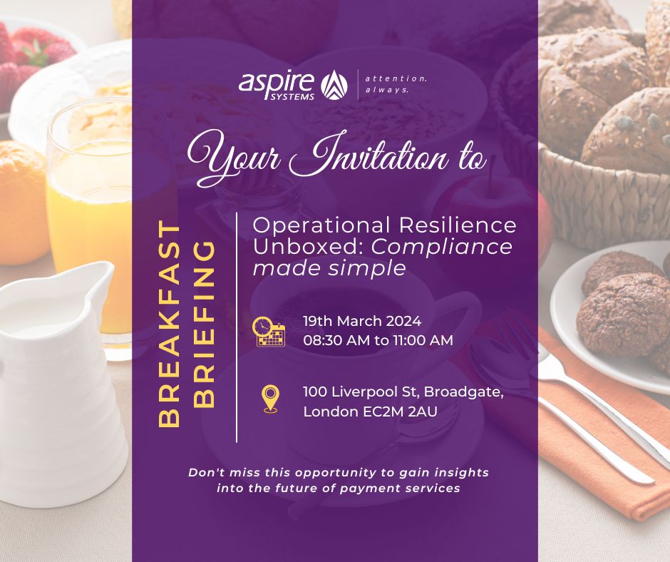 Aspire Systems Banking on LinkedIn: Aspire Systems Breakfast Briefing Aspire Systems Banking on LinkedIn: Aspire Systems Breakfast Briefing