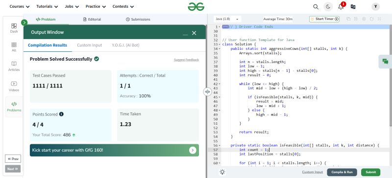 #gfg160 #geekstreak2024 #codingchallenge #geeksforgeeks #problemsolving ... #gfg160 #geekstreak2024 #codingchallenge #geeksforgeeks #problemsolving ...