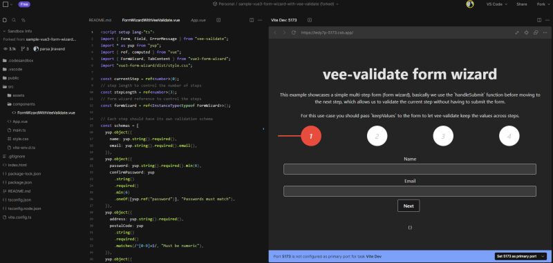 parsa jiravand on LinkedIn: #vueformwizard #veevalidate #formvalidation ... parsa jiravand on LinkedIn: #vueformwizard #veevalidate #formvalidation ...