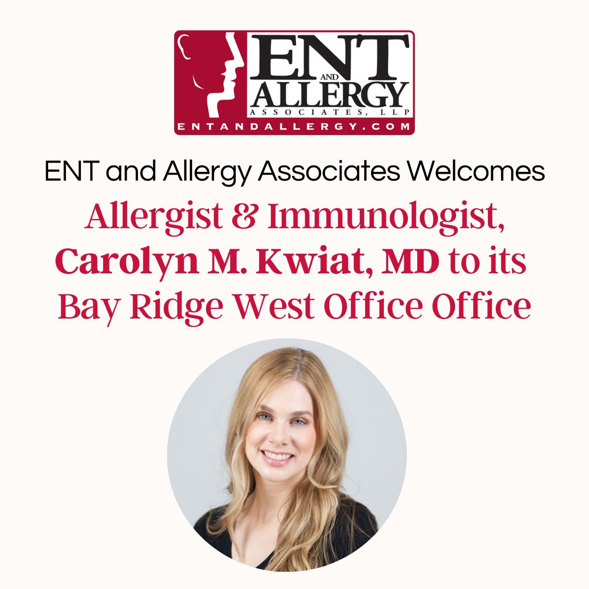 ENT and Allergy Associates, LLP (ENTA) is proud to announce the ... ENT and Allergy Associates, LLP (ENTA) is proud to announce the ...