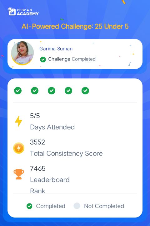 Garima Suman on LinkedIn: #nxtwave #coding #challenge Garima Suman on LinkedIn: #nxtwave #coding #challenge