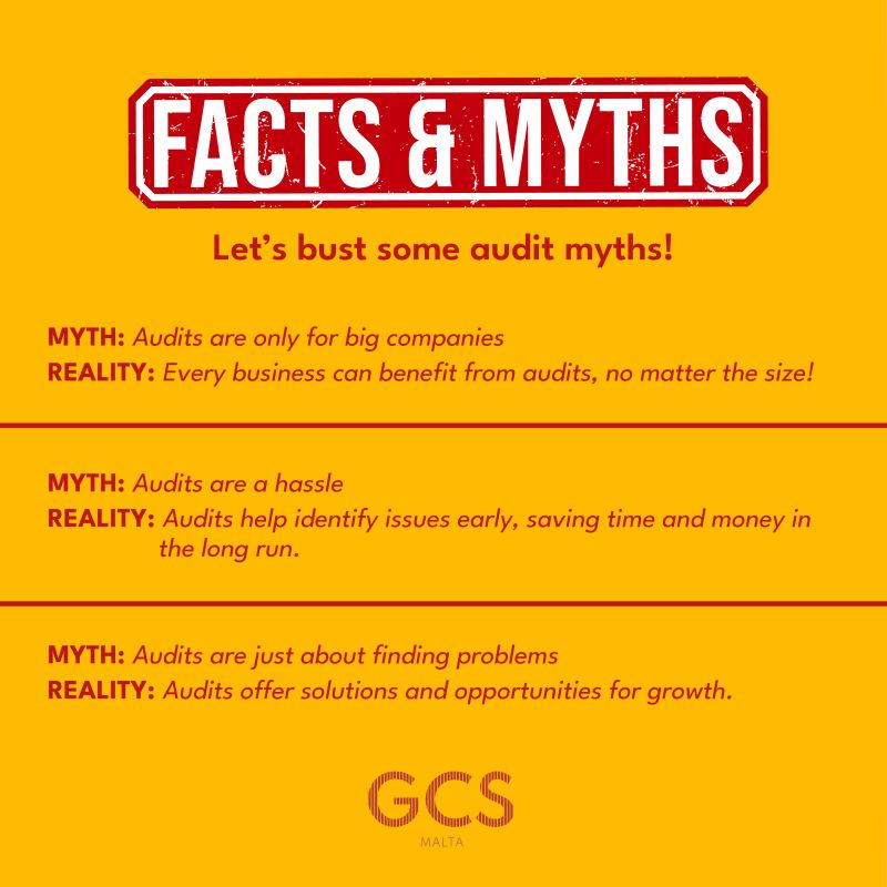 GCS Malta on LinkedIn: #auditmyths #gcsmalta #audit #accounting #agency ... GCS Malta on LinkedIn: #auditmyths #gcsmalta #audit #accounting #agency ...