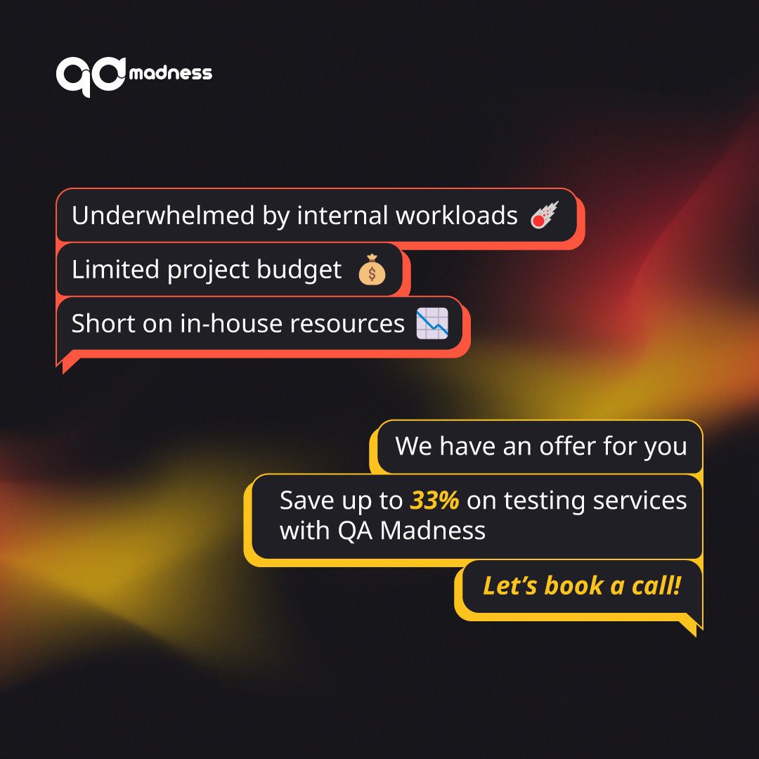 QA Madness on LinkedIn: #qa #qamadness #softwaretesting #testingstrategies QA Madness on LinkedIn: #qa #qamadness #softwaretesting #testingstrategies