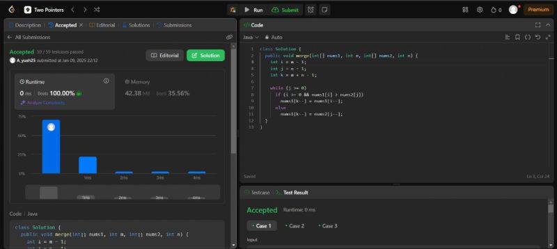 Ayush Thakare on LinkedIn: Problem Description: Merge Sorted Array You ... Ayush Thakare on LinkedIn: Problem Description: Merge Sorted Array You ...