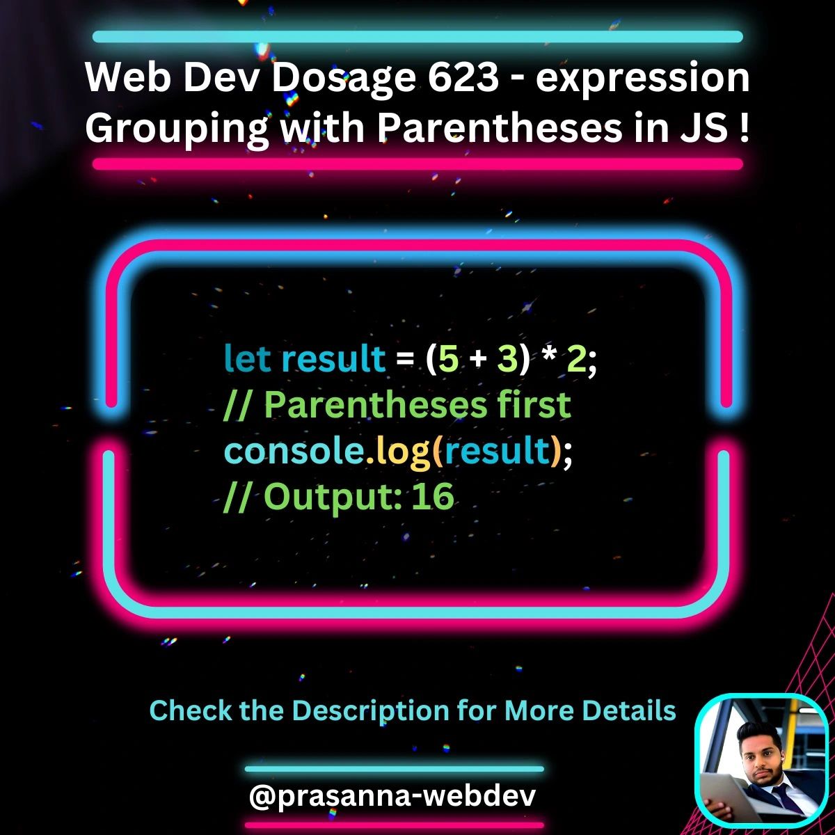 Prasanna D on LinkedIn: #webdevelopment #javascript #coding101 Prasanna D on LinkedIn: #webdevelopment #javascript #coding101