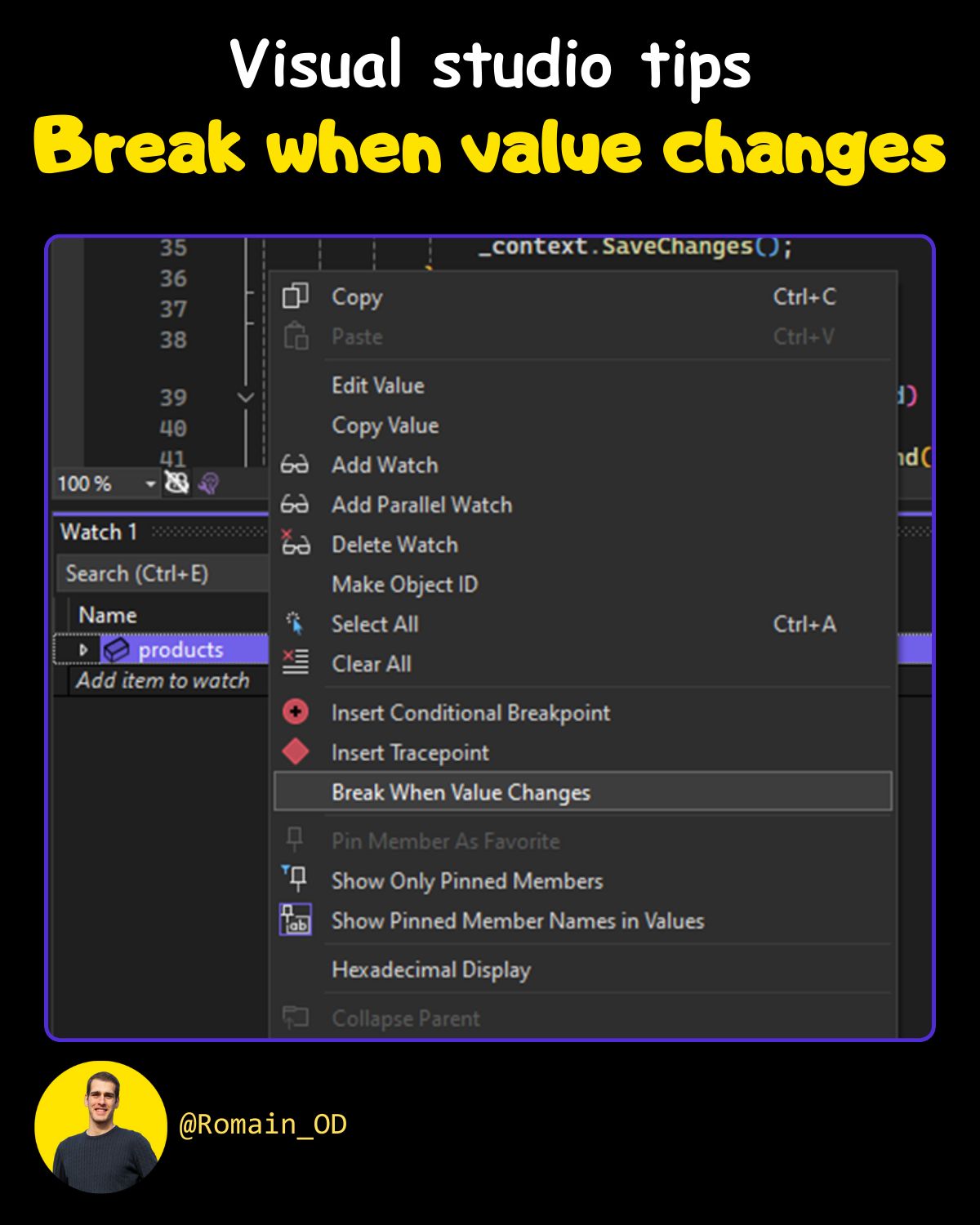 Romain Ottonelli Dabadie on LinkedIn: To break where a value changes in ... Romain Ottonelli Dabadie on LinkedIn: To break where a value changes in ...