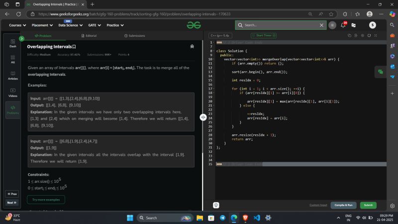 #gfg160 #gfg160 #geeksstreak2025 #cplusplus #sorting #greedyalgorithms ... #gfg160 #gfg160 #geeksstreak2025 #cplusplus #sorting #greedyalgorithms ...