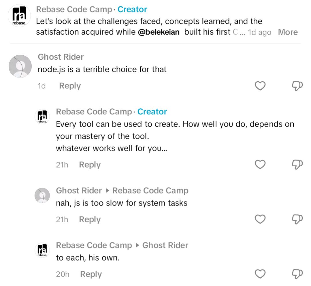 #programming #cli | Rebase Code Camp #programming #cli | Rebase Code Camp