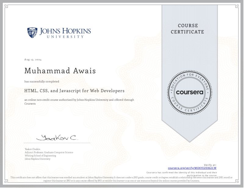 Muhammad Awais on LinkedIn: #coursera #html #css #web #website # ... Muhammad Awais on LinkedIn: #coursera #html #css #web #website # ...