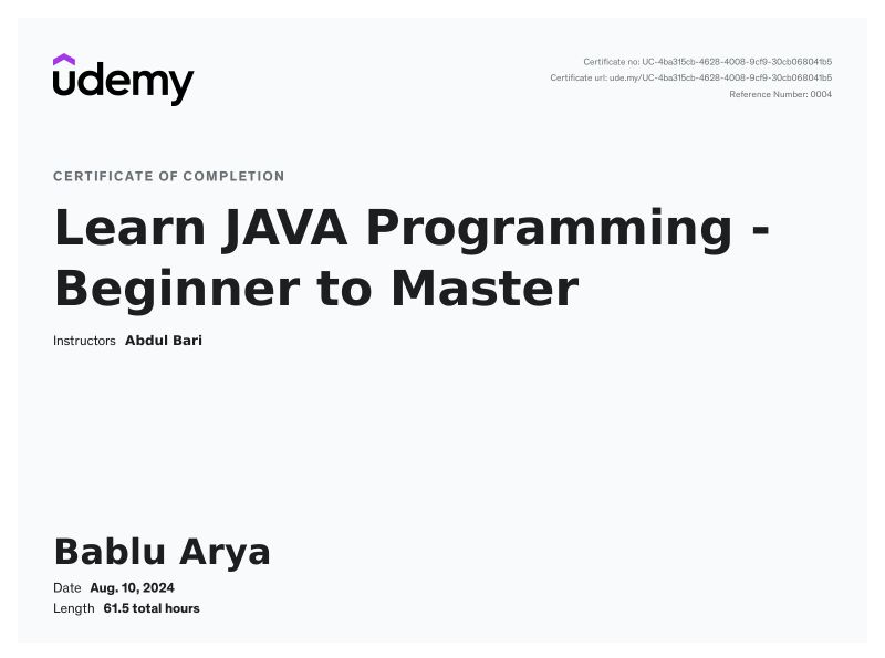 Bablu Arya on LinkedIn: #java #programming #softwaredevelopment # ... Bablu Arya on LinkedIn: #java #programming #softwaredevelopment # ...