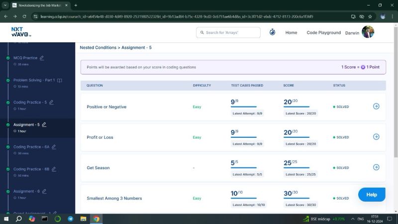Darwin Joseph on LinkedIn: #day25 #ccbp #nxtwave #30daysofcoding # ... Darwin Joseph on LinkedIn: #day25 #ccbp #nxtwave #30daysofcoding # ...