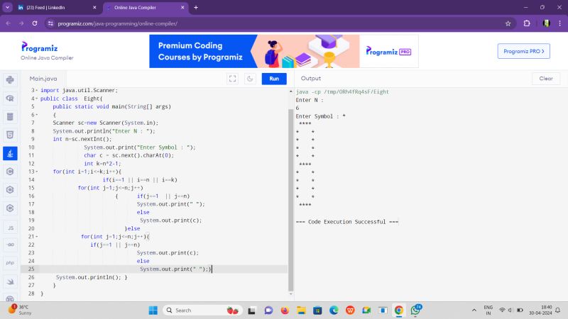 Nishika L on LinkedIn: #codingchallenge #programming ... Nishika L on LinkedIn: #codingchallenge #programming ...