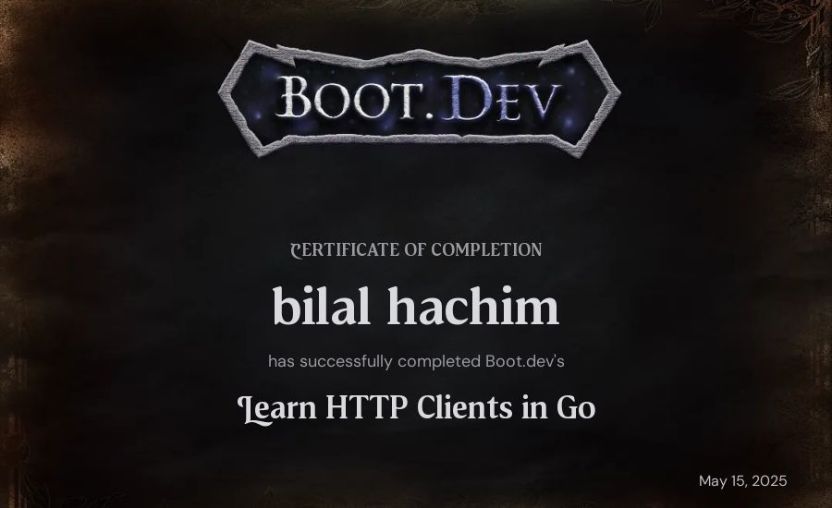 #webdevelopment #golang #apis #backenddevelopment | Bilal HACHIM #webdevelopment #golang #apis #backenddevelopment | Bilal HACHIM