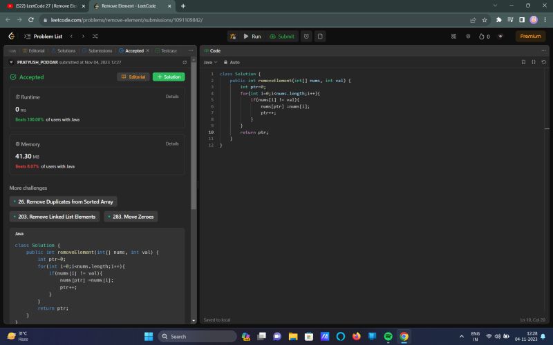 100day Leetcode Challenge by edSlash mentor | Pratyush Poddar posted on ... 100day Leetcode Challenge by edSlash mentor | Pratyush Poddar posted on ...