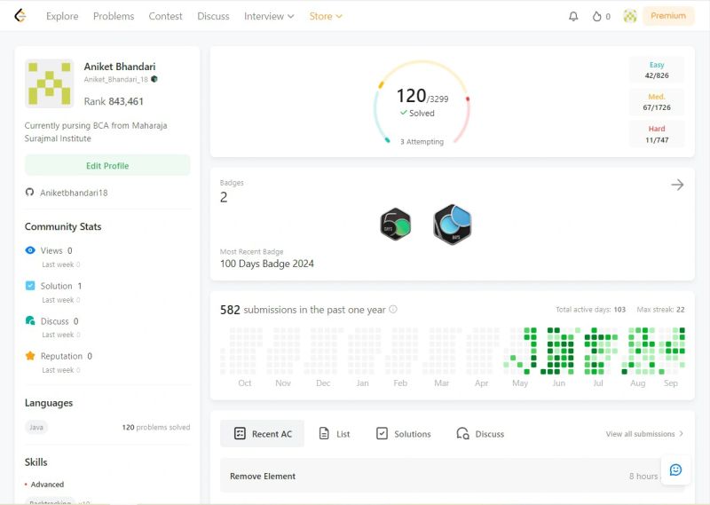 Aniket Bhandari on LinkedIn: #dsa #leetcode #problemsolving #coding # ... Aniket Bhandari on LinkedIn: #dsa #leetcode #problemsolving #coding # ...