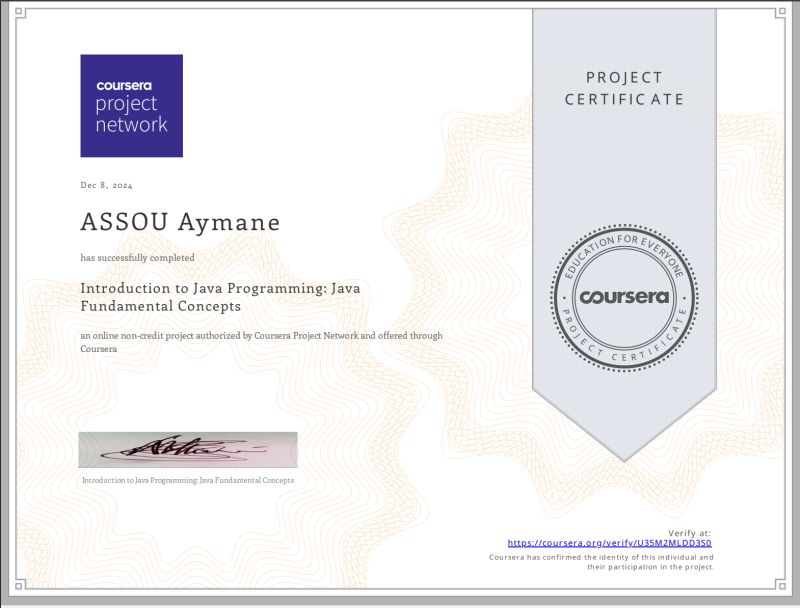 Aymane Assou on LinkedIn: #java #programming #oop #softwaredevelopment ... Aymane Assou on LinkedIn: #java #programming #oop #softwaredevelopment ...